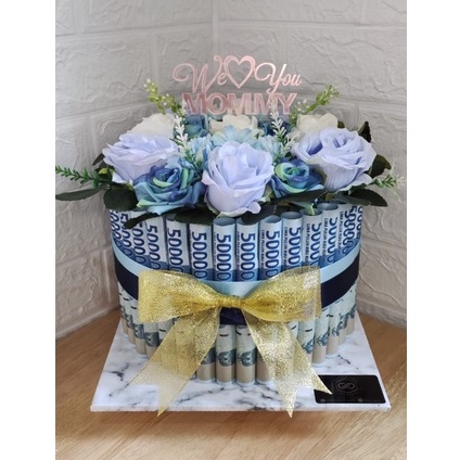 Jual (PO 2-3 Hari) Money Cake / Cake Uang (1 Layer ) | Shopee Indonesia