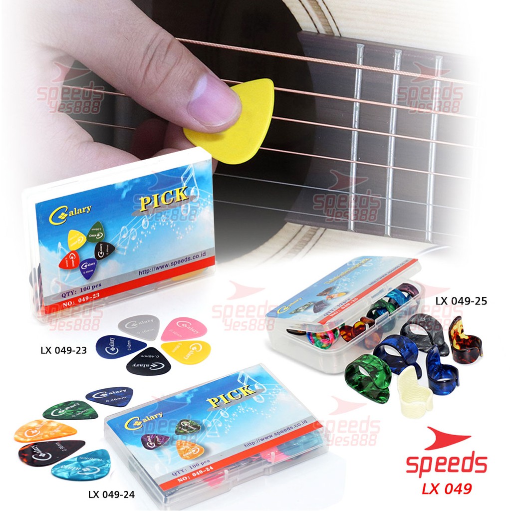 Jual SPEEDS Alat Pick Gitar Atau Pemetik Gitar Akustik Murah 0.46, 0.71 ...