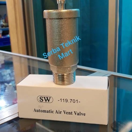 Jual Automatic Air Vent Valve SW 1/2" / Otomatis Air Vent 1/2" | Shopee ...