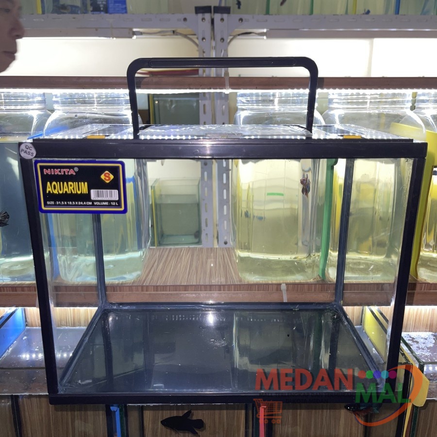 Jual Aquarium/Kandang Reptile Home Nikita Size S Include Penutup | Shopee Indonesia