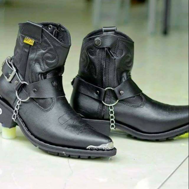 Jual SEPATU COWBOY junggle kulit PRIA | Shopee Indonesia