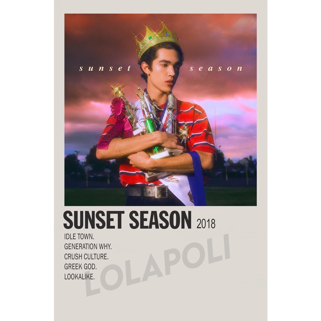 Jual Poster Cover Album Sunset Season - Conan Gray | Shopee Indonesia