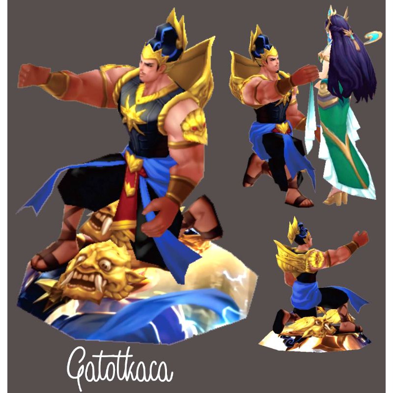 Jual Hero Mobile Legends Gatotkaca Papercraft | Shopee Indonesia