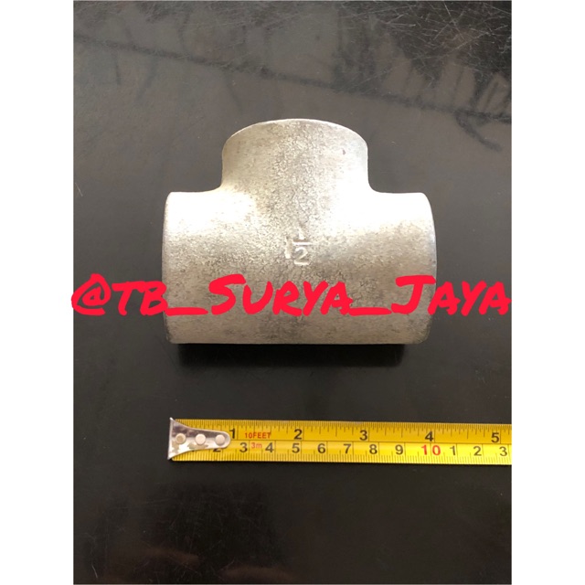 Jual TEE BESI GALVANIS DRAT DALAM 1 1/2” | Shopee Indonesia