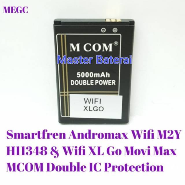 Jual Baterai Modem Wifi XL Go Movi Max MV003 Andromax Smartfren M2Y ...
