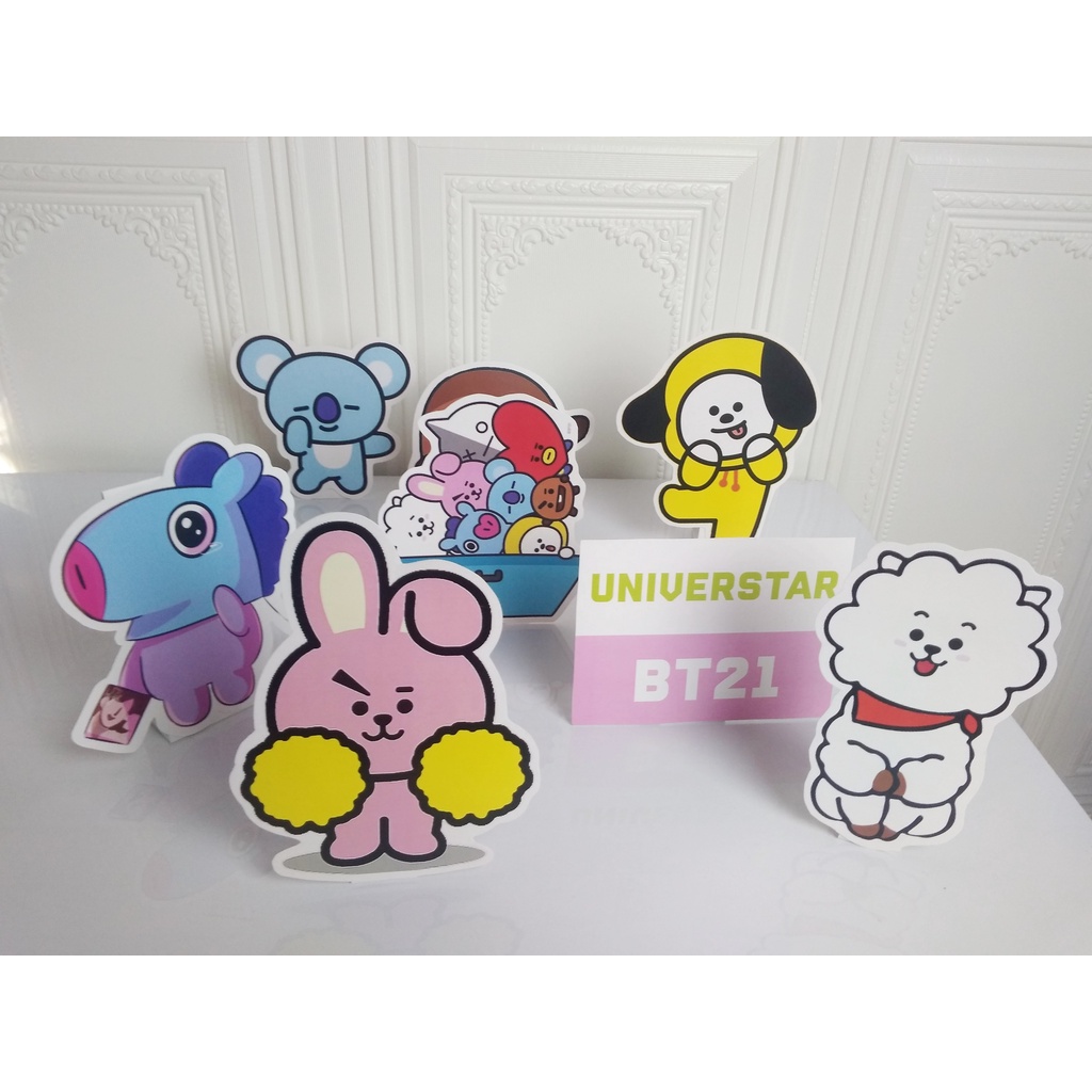Jual center piece BT21 / paper doll BT21 / center piece custom BT21 ...