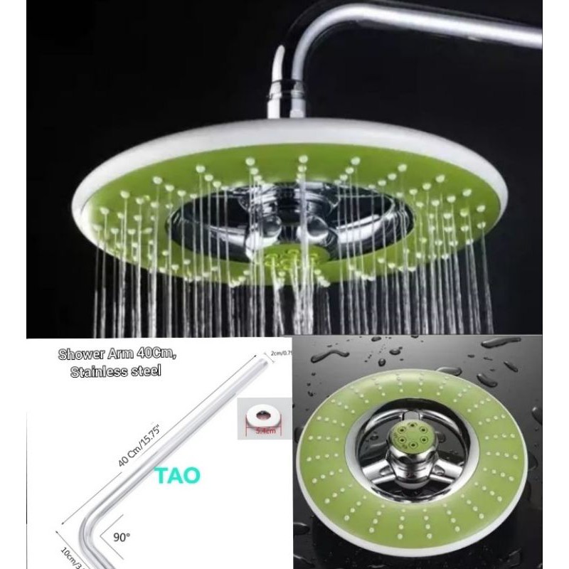 Jual Shower Dinding Parts KOTAK/BULAT 8"/9"/10" dan Lengan SHOWER 40 Cm ...