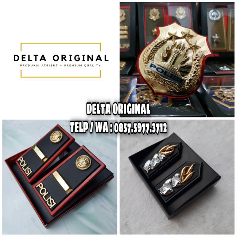 Jual Set Pangkat Ipda/Iptu/Akp Polri Full Mika Lis Merah | Shopee Indonesia