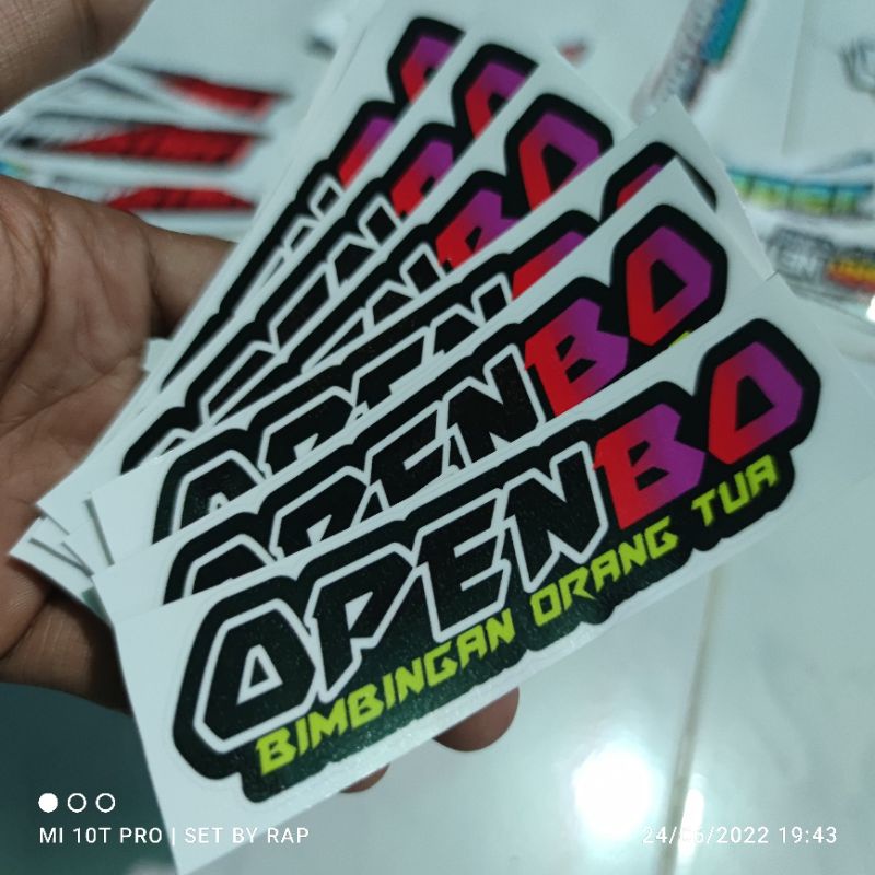 Jual stiker open bo v2 | Shopee Indonesia