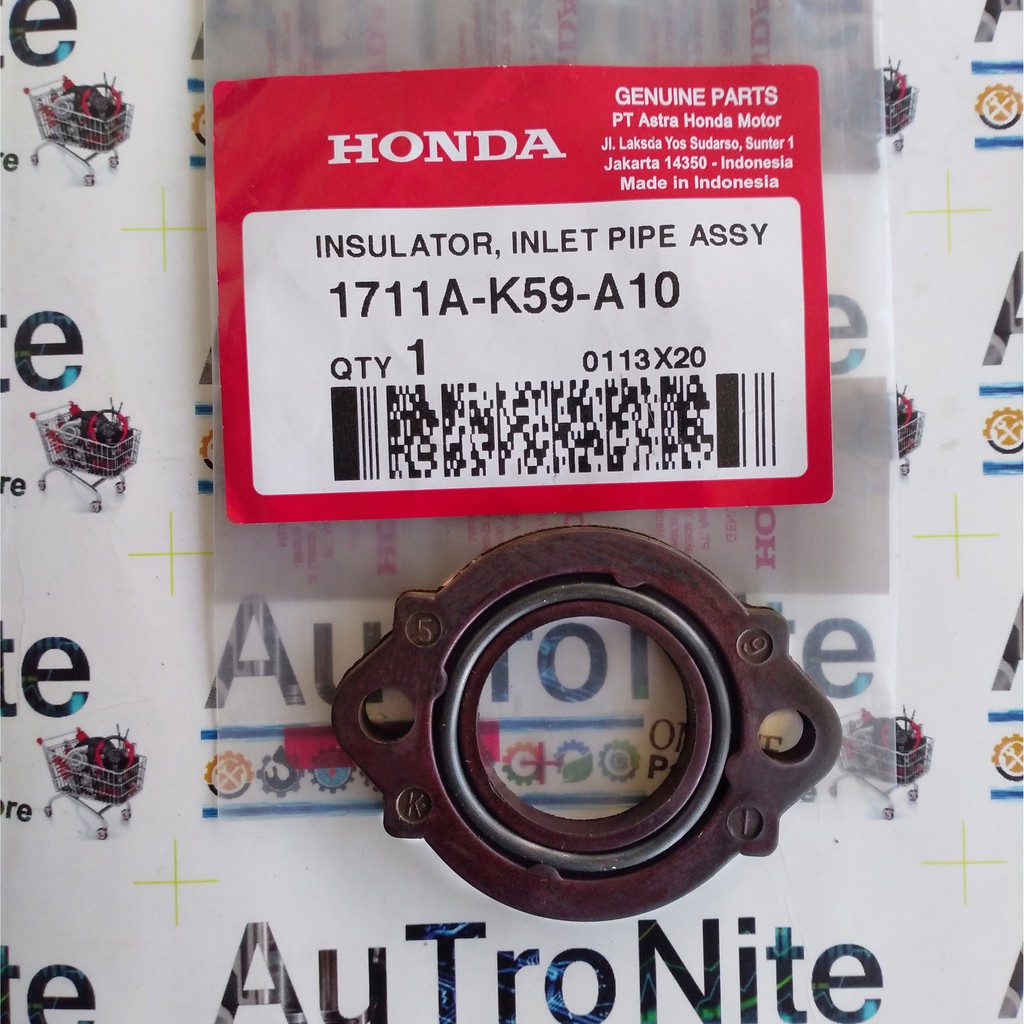 Jual Fiber Insulator Intake Inlet Pipe Assy 1711A-K59-A10 Ori Honda Air Blade ADV PCX SH Vario ...