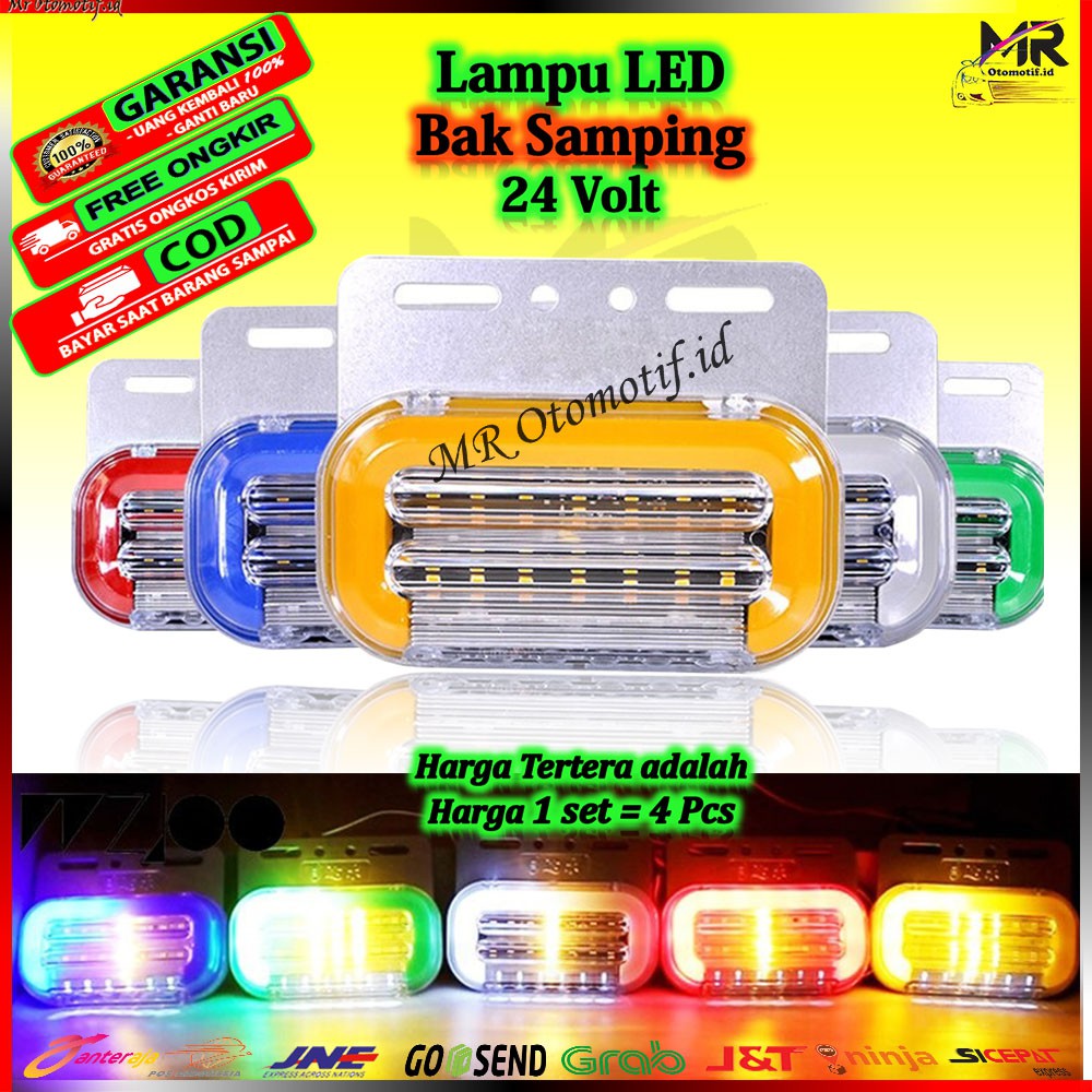 Jual Lampu Variasi Led Bak Samping Mobil Truk Truck Fuso Canter Elf 24 Volt | Shopee Indonesia