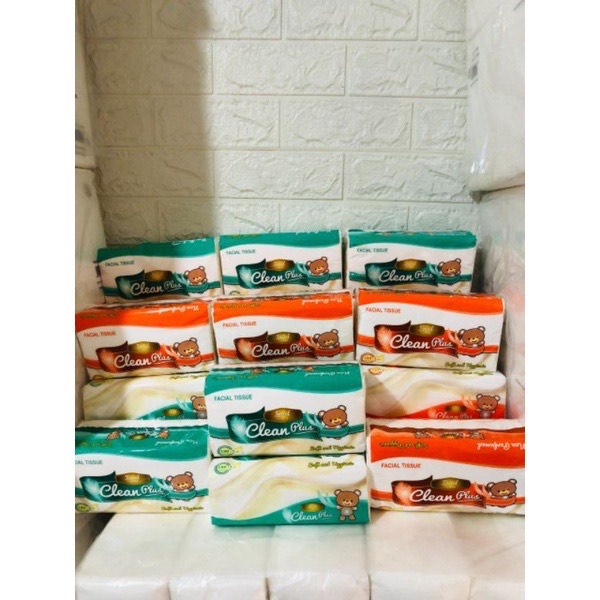 Jual TISSUE CLEAN PLUS 2 PLY [180 SHEETS] | Shopee Indonesia