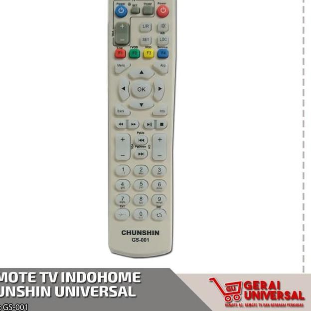 Jual REMOTE REMOT STB RECEIVER TV INDIHOME CHUNSHIN GS-001 GROSIR ...