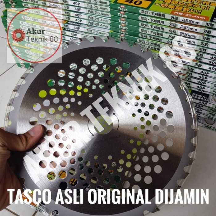 Jual pisau rumput bulat 40t TASCO stainless steel TASCO ASLI ORIGINAL ...