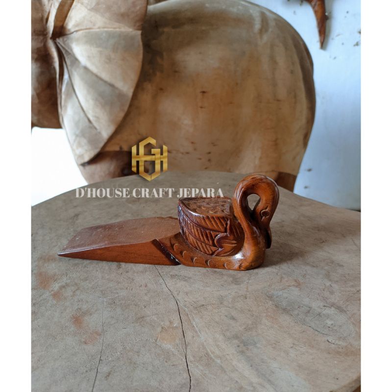 Jual Ganjal Pintu Model Angsa Kayu Jati Aksesoris Model Hewan | Shopee ...