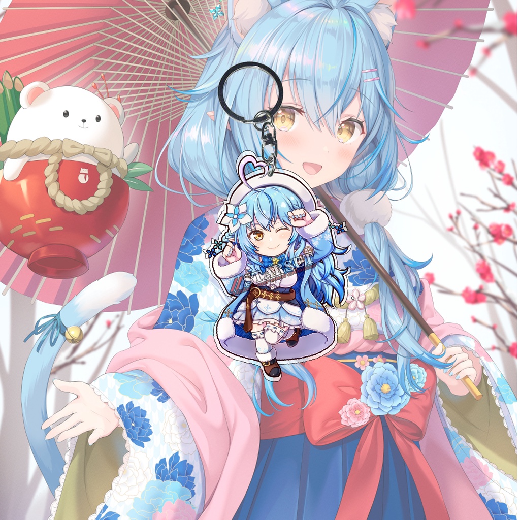 Jual Gantungan Kunci Yukihana Lamy 03 - Ganci - Key Chain - Hololive ...