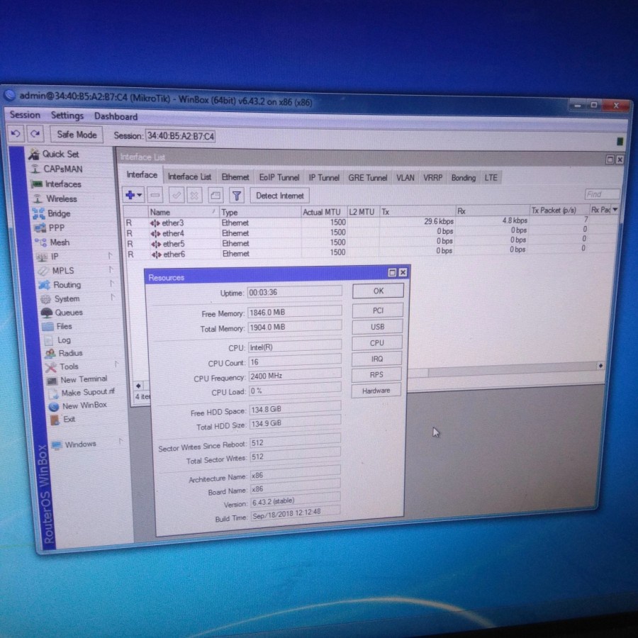 Jual Mikrotik x86 16cpu 32Gb IBM System X3650 M3 Rack 2U Dual hdd Dual ...