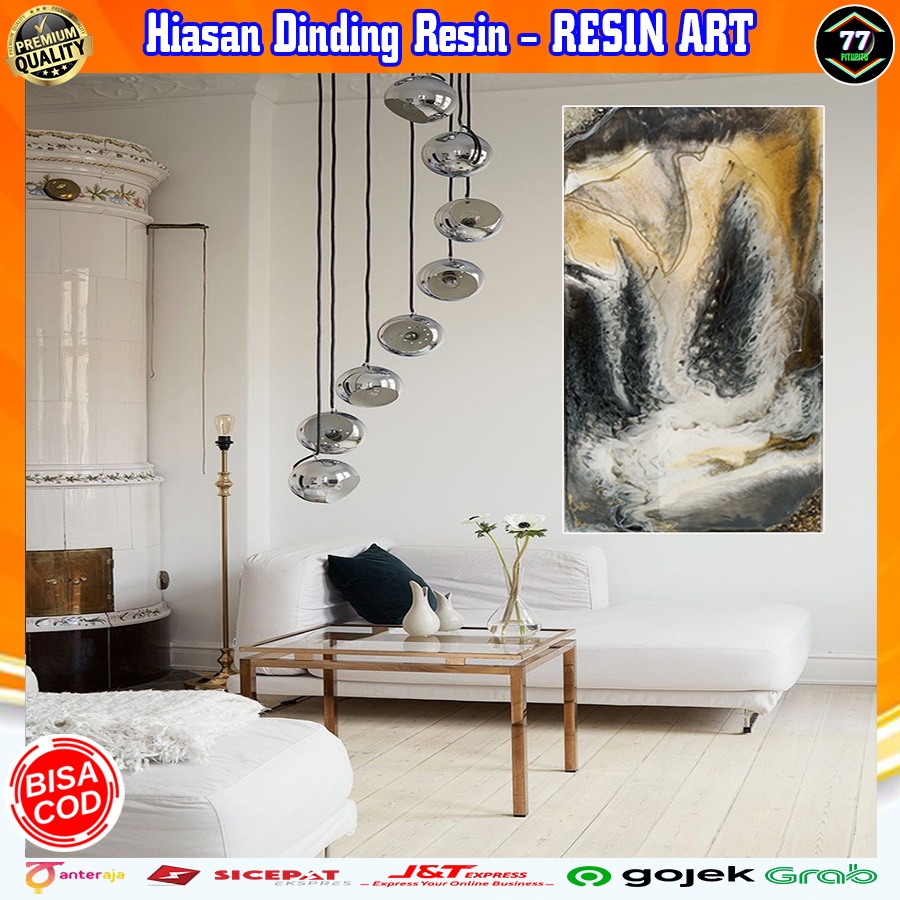 Jual Resin Hiasan Lukisan Dinding Dekorasi Kamar Tidur Ruang Tamu Makan ...