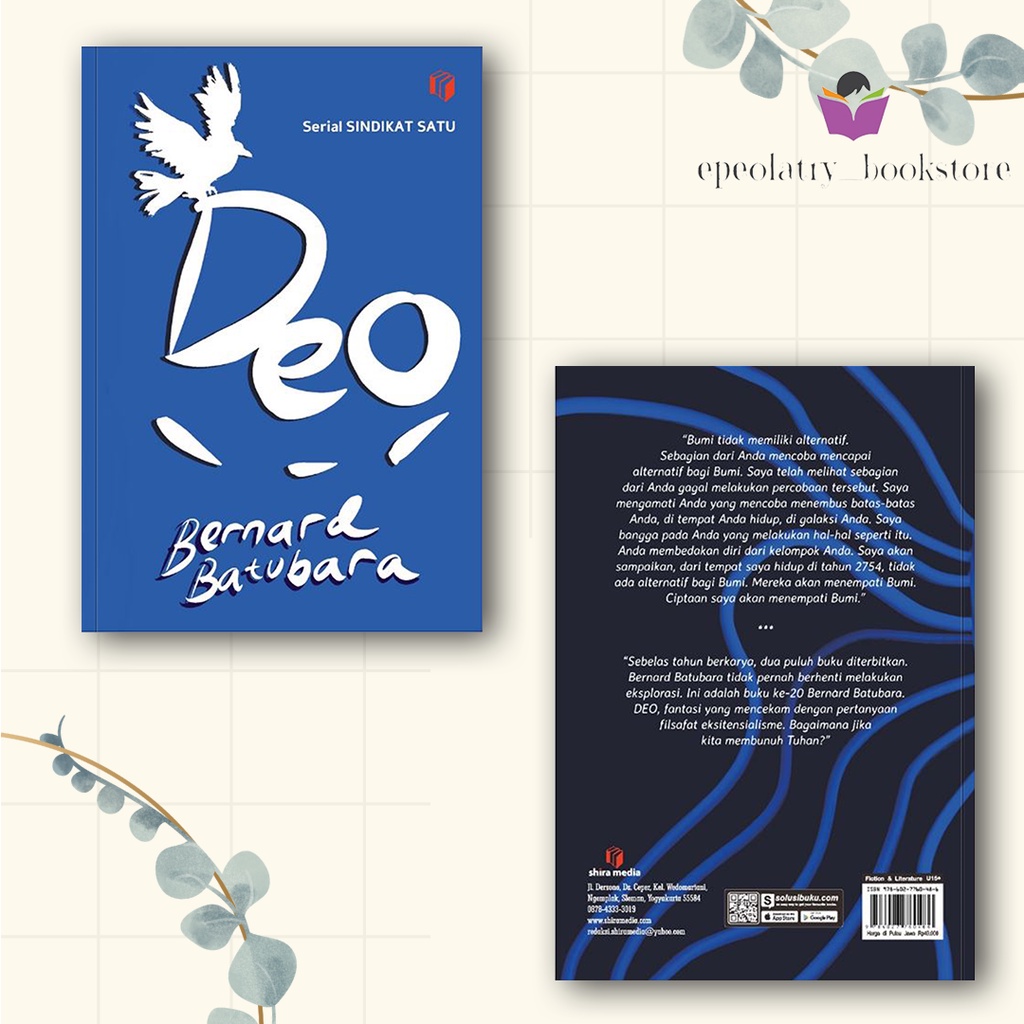 Jual BUKU NOVEL DEO - Bernard Batubara | Shopee Indonesia