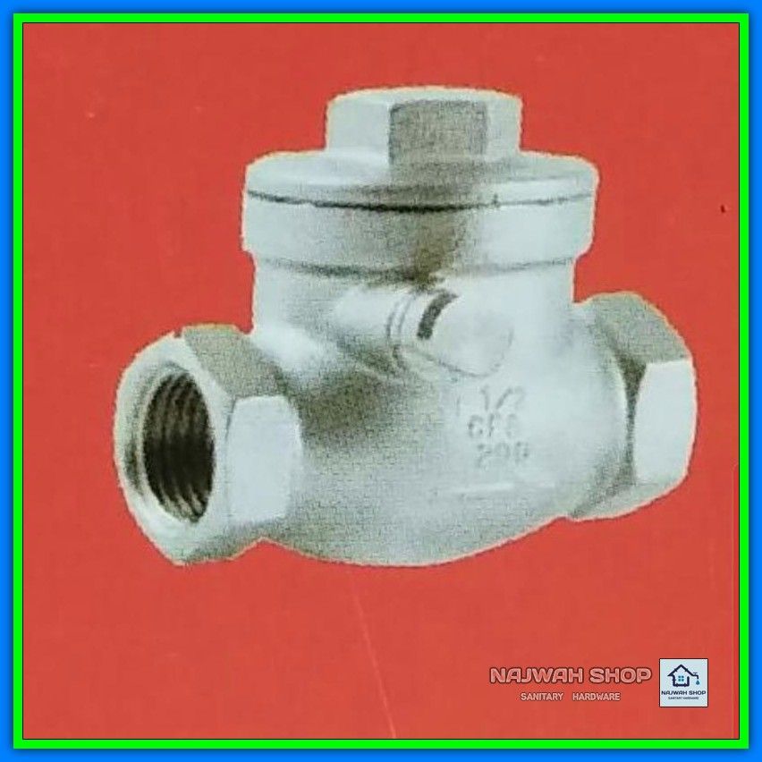 Jual Swing Check Valve / Klep Tabok 3/4" inch TeHorn Tuslah Klep Class ...