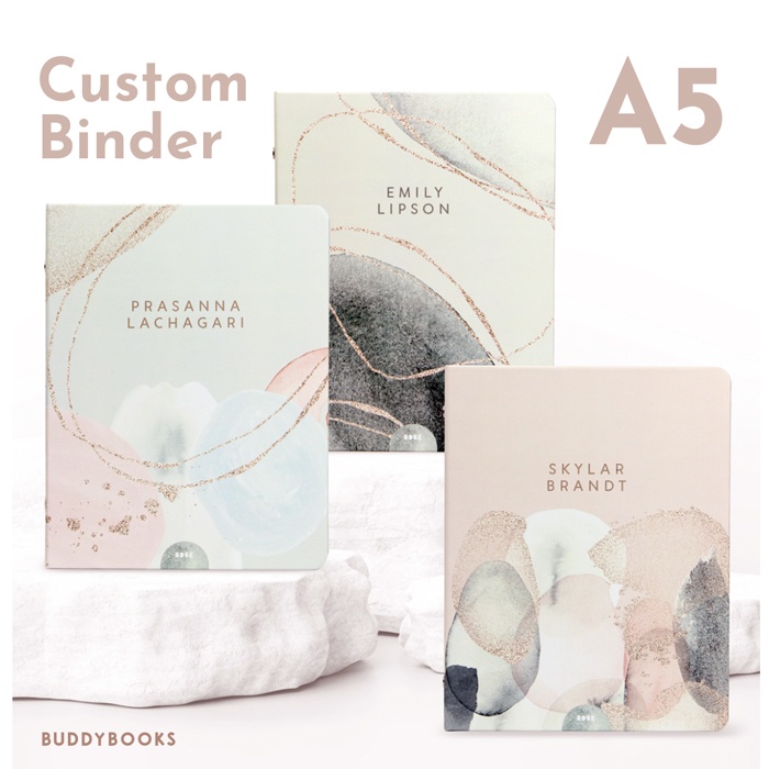 Jual Binder A5 20 ring 6 ring Custom Binder Buddybooks series 1 ...