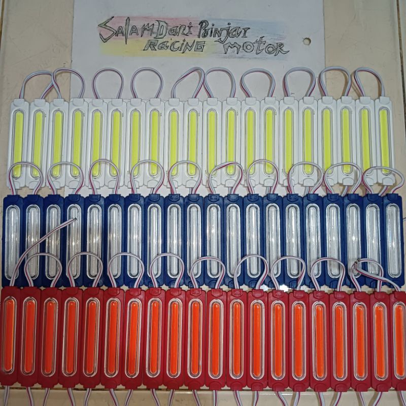 Jual LAMPU LED TEMPEL MODUL STRIP PANJANG COB 12VOLT WATERPROOF 8CM ...