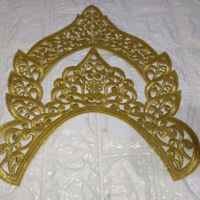 Jual Oke Price..>194NF hiasan mahkota siger tari plus spon - Emas ...