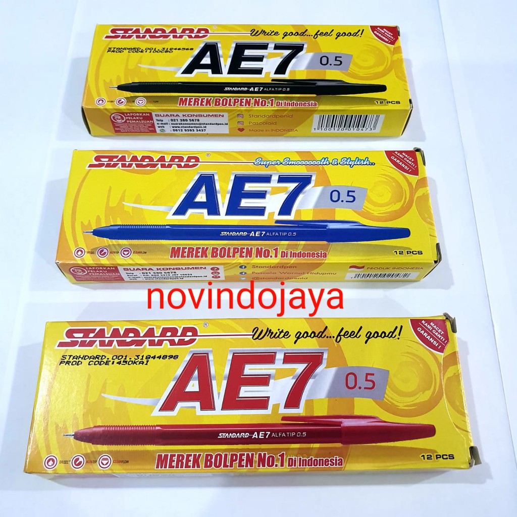 Jual Pulpen Standard AE7 Terlengkap & Harga Terbaru Mei 2026 | Shopee ...