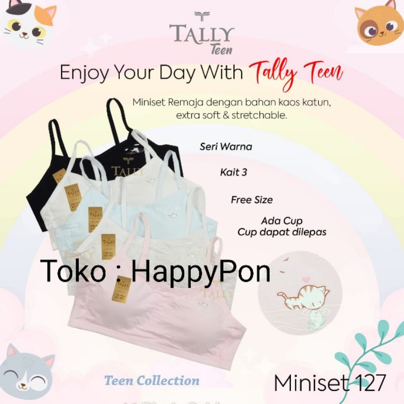 Jual Miniset Bra BH remaja dengan cup merk Tally 127 | Shopee Indonesia