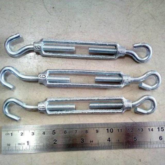 Jual SPAN SKRUP M 6 / PENARIK RANTAI BESI /TURN BUCKLE/JARUM KERAS ...