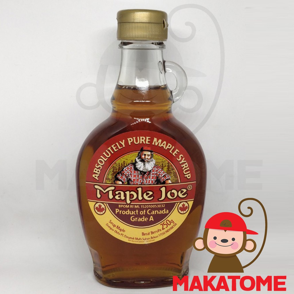 Jual Maple Joe Absolutely Pure Syrup 250gr canada Grade A 250g 250 gr g ...