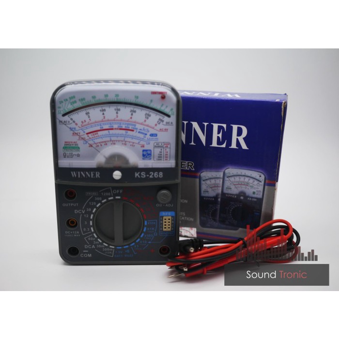 Jual WINNER MULTIMETER AVOMETER TESTER KS-268 (REFURBISHED) GP170, ALAT ...