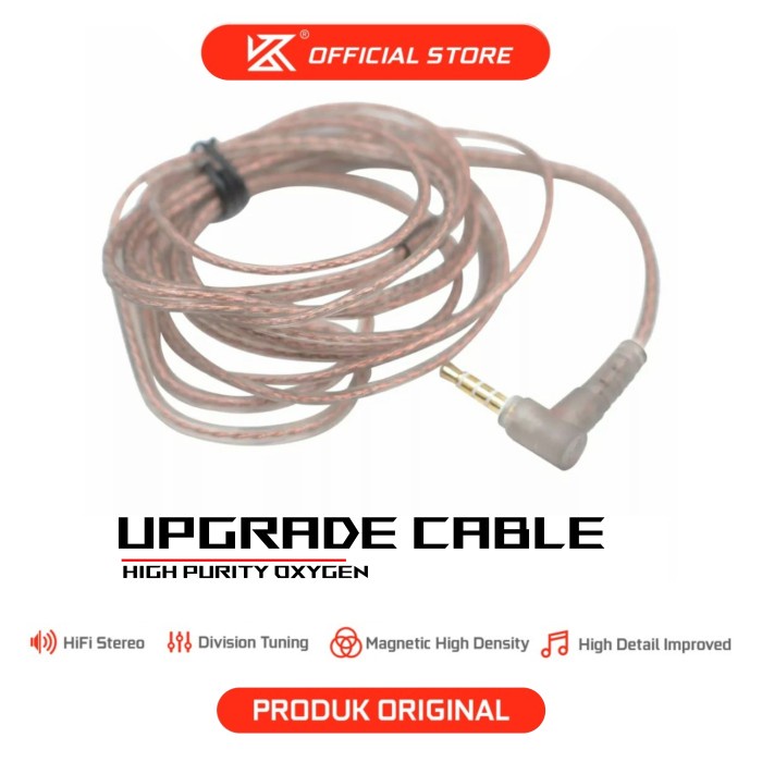 Jual [KZ Official Store] KZ Replacement Cable Silver High Purity OFC ...