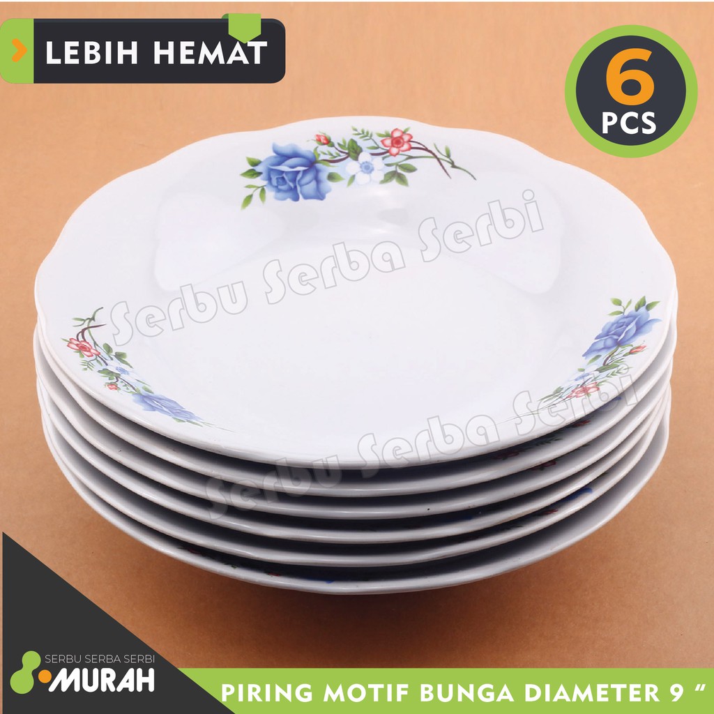 Jual SERBU MURAH - SET 6 PCS - PIRING KERAMIK LUCKY BUNGA UKURAN 9 ... Jual SERBU MURAH - SET 6 PCS - PIRING KERAMIK LUCKY BUNGA UKURAN 9 ...