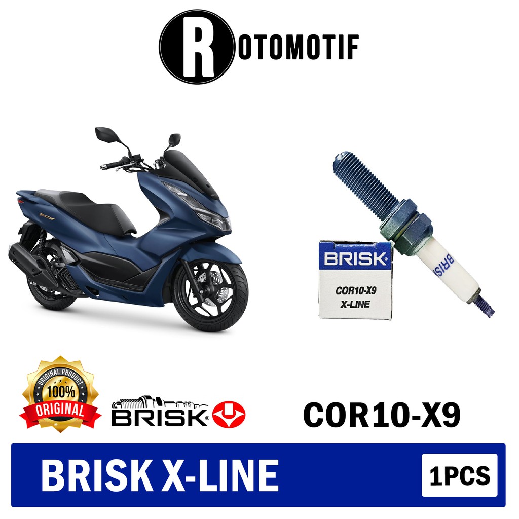 Jual Busi Motor PCX 160 Brisk X line COR10-X9 Harian dan Racing ...