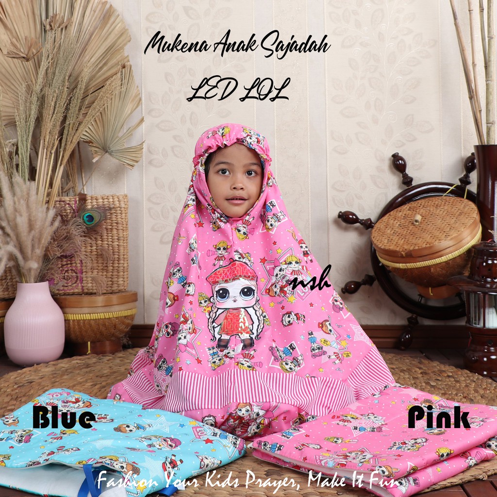 Jual [𝓷𝓼𝓱] Mukena Anak Sajadah LED | Shopee Indonesia