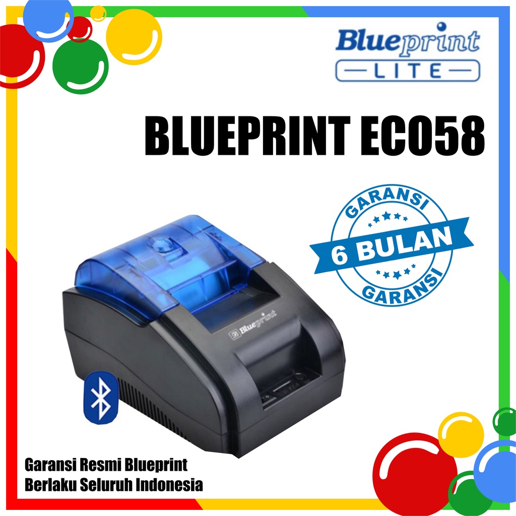 Jual Printer Bluetooth thermal kasir ECO 58D Blueprint ( USB + BT + RJ11 ) | Shopee Indonesia