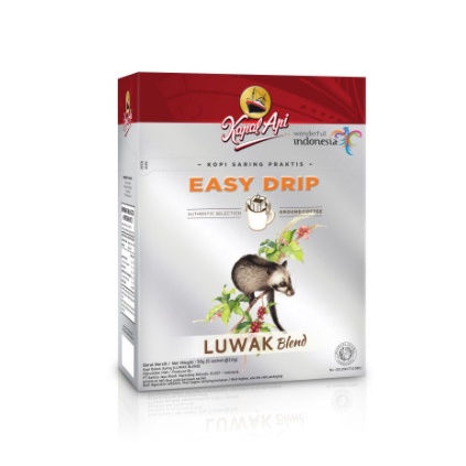 Jual Kapal Api Easy Drip Luwak Coffee Box (isi 5 sachet @10gram ...