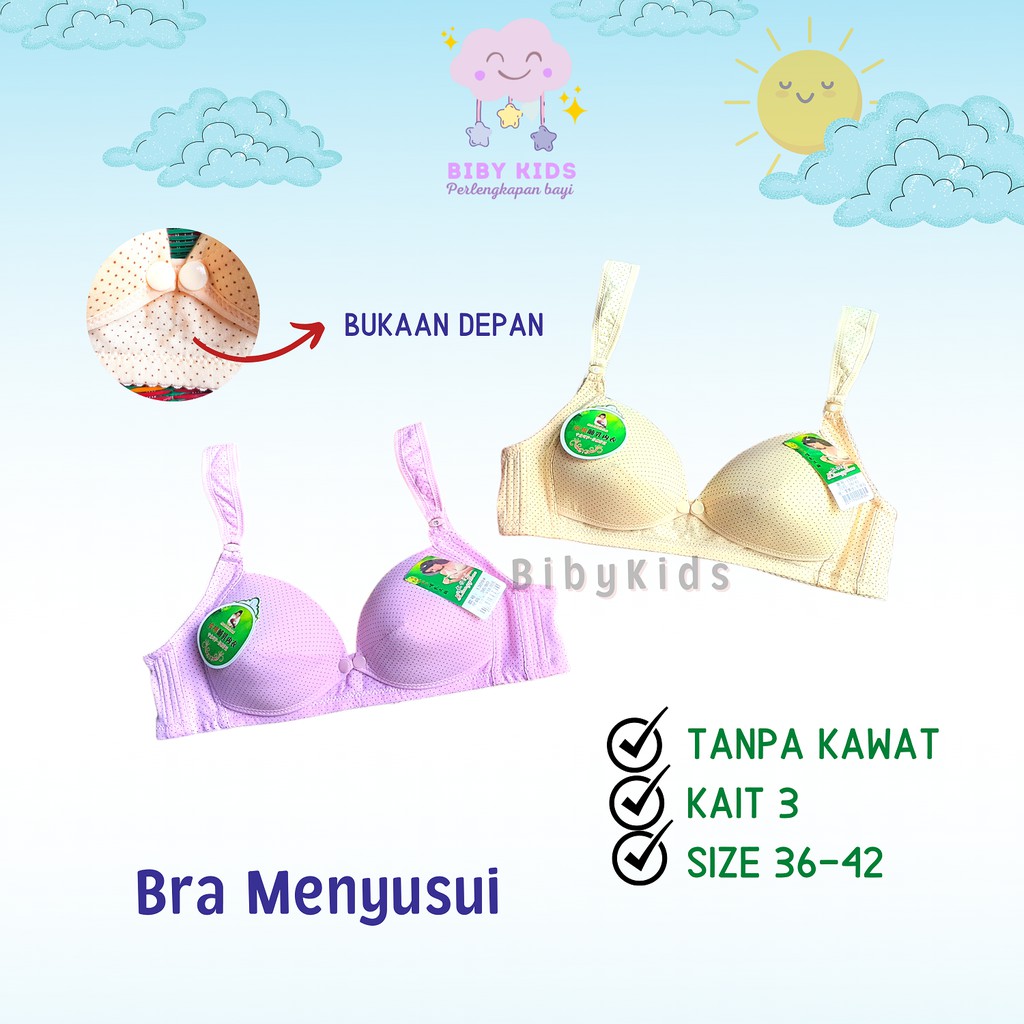 Jual Bra Menyusui Tanpa Kawat Bh Murah Bukaan Depan Perlengkapan Ibu