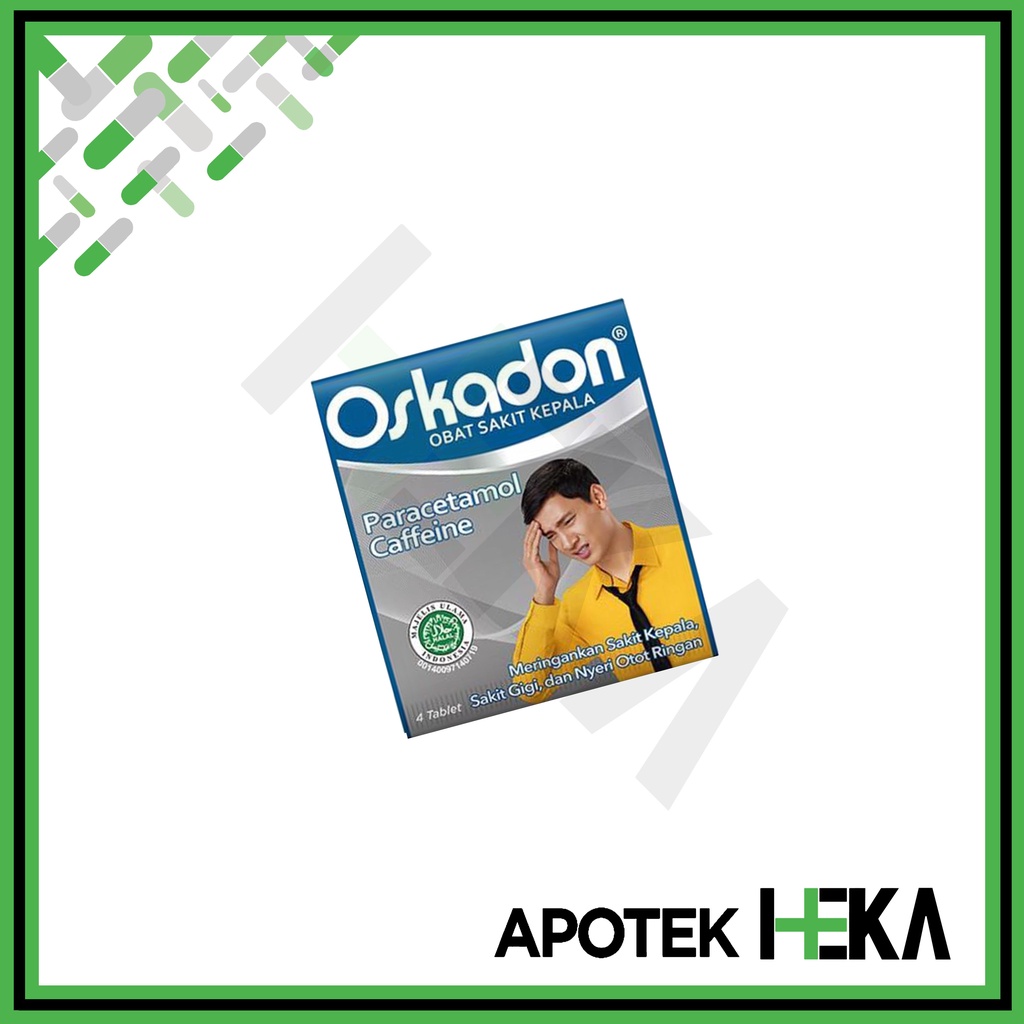 Jual Oskadon Tablet Obat Sakit Kepala Strip isi 4 Tablet (SEMARANG ...