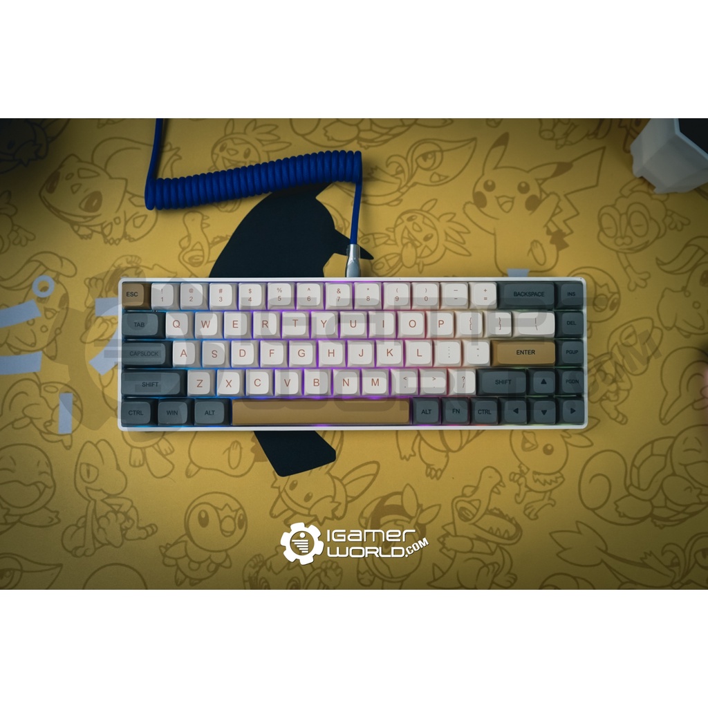Jual Keycaps Shimmer Gold XDA Profile PBT 127 Keys for Mechanical ...