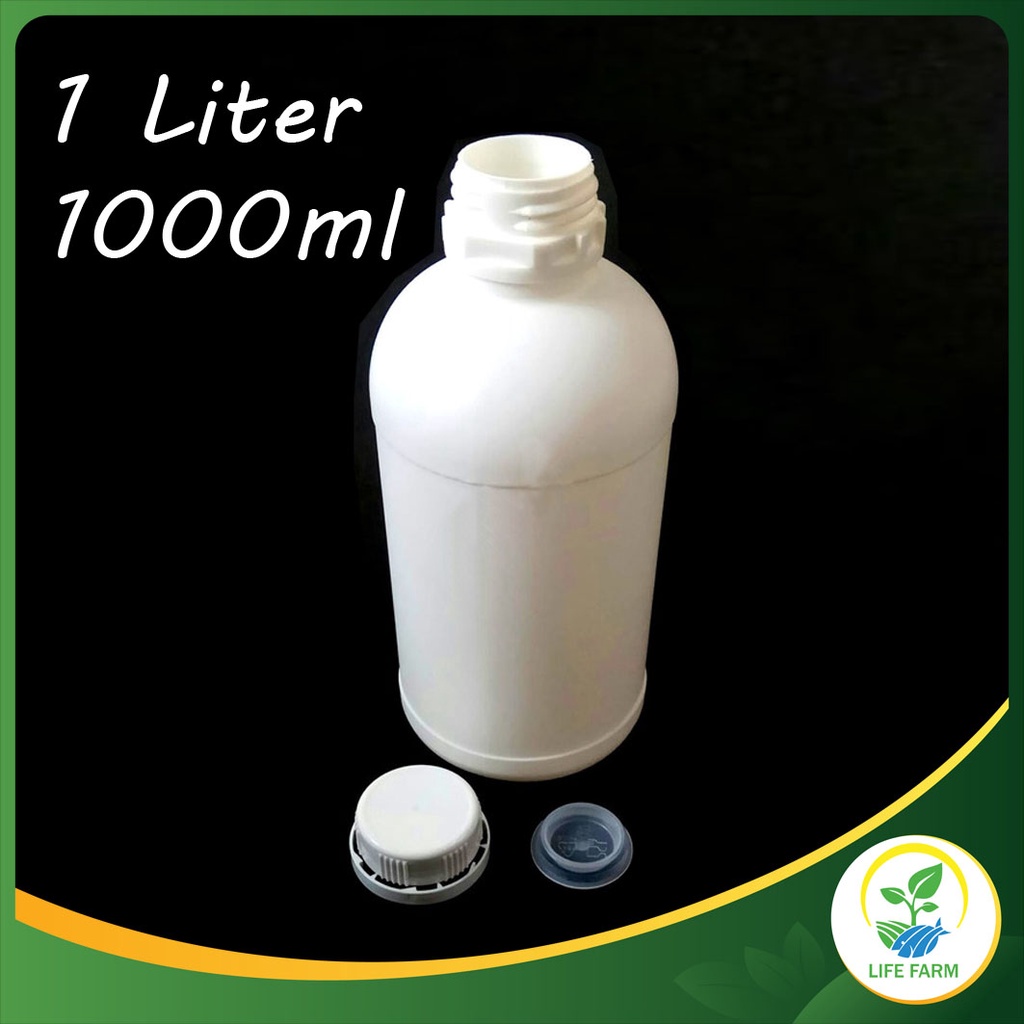 Jual Botol Plastik HDPE 1000 ml Tambah Tutup | Shopee Indonesia