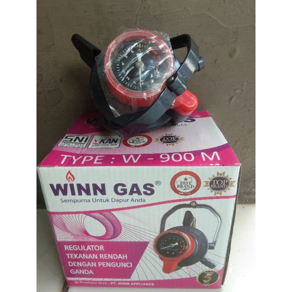 Jual WIN GAS REGULATOR TEKANAN RENDAH DENGAN PENGUNCI GANDA W-900 M/W ...