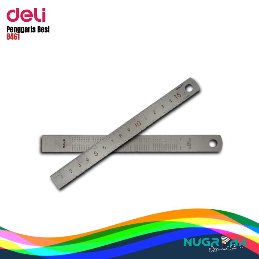 Jual GARISAN / PENGGARIS 15 CM BESI TEBAL DELI 8461 | Shopee Indonesia