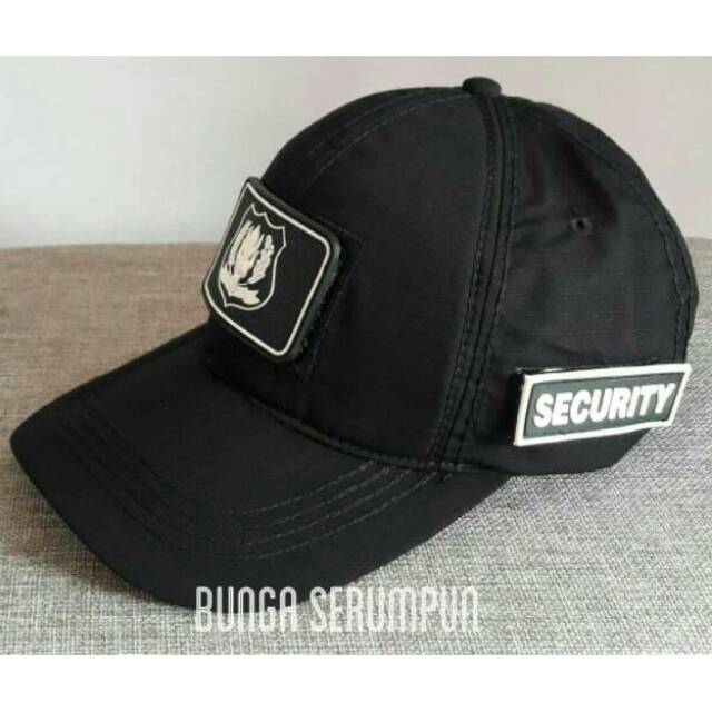 Jual TOPI SECURITY LOGO PUTIH - TOPI SECURITY LOGO PUTIH 3PATCH VELCRO ...