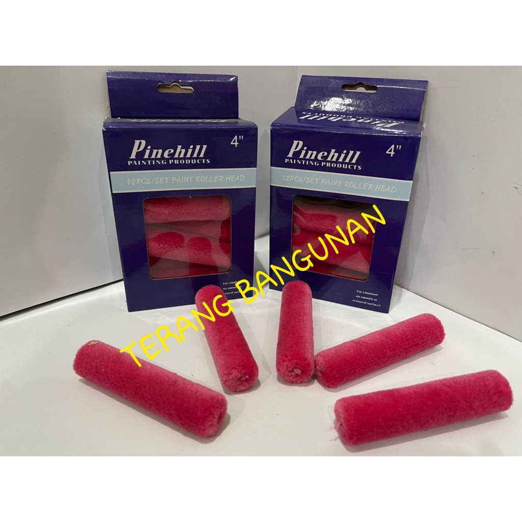 Jual BULU ROLL KAPAL MERAH 4 INCH PINEHILL (HARGA PER PC) | Shopee ...