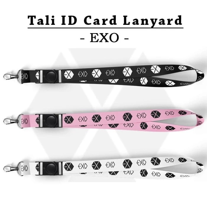 Jual EXO KPOP Strap Lanyard Panjang Keychain Tali ID Card | Shopee ...