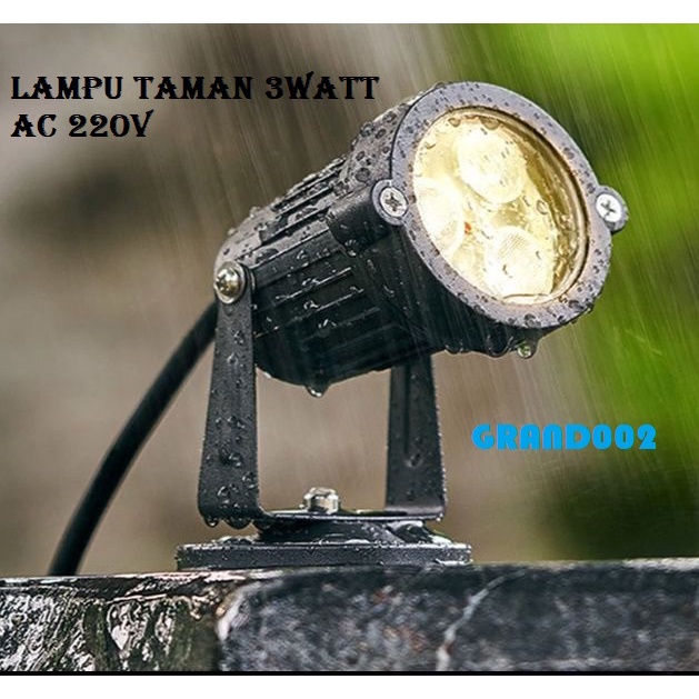 Jual Lampu LED Taman Halaman Teras Outdoor Sorot 3W Watt Tancap Spot Spotlight Garden Park Light ...