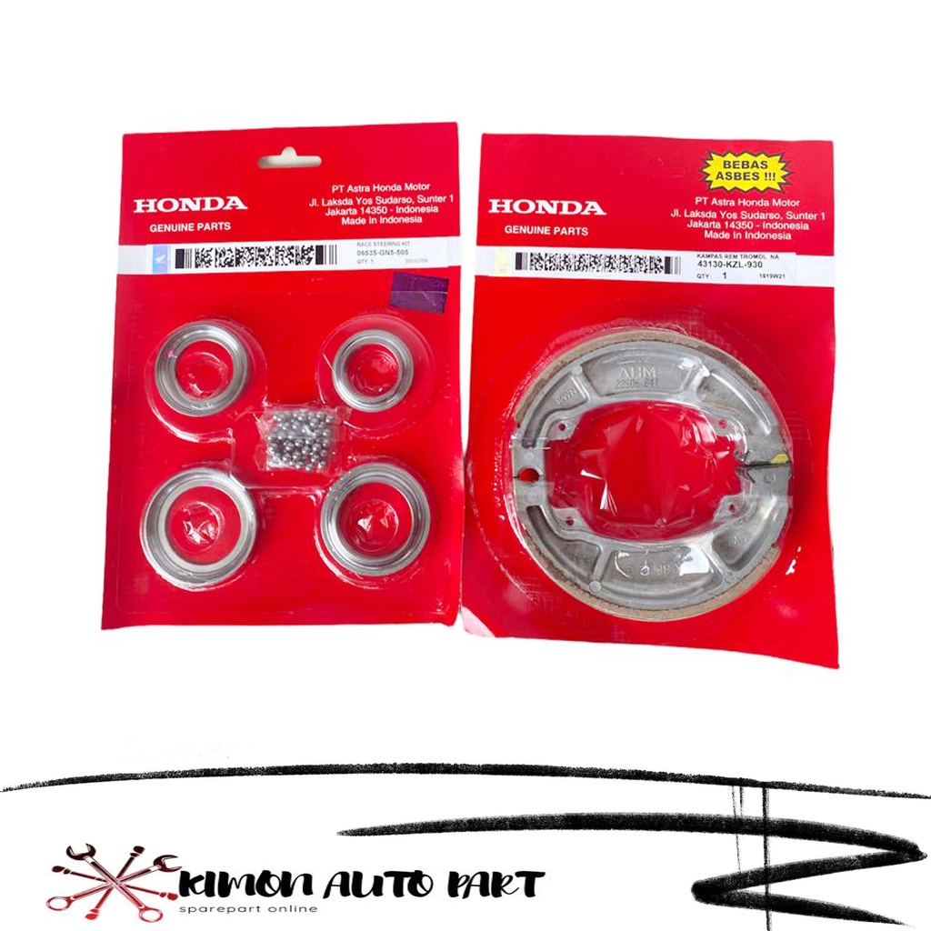Jual PAKET KAMPAS REM KOMSTIR DISPAD BEAT FI VARIO SCOOPY VARIO 125 ...