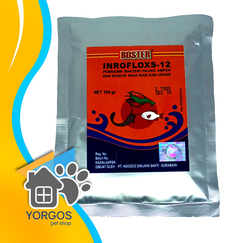 Jual Boster Inrofloxs 12 Antibiotik Obat Ikan Enrofloxacin | Shopee ...